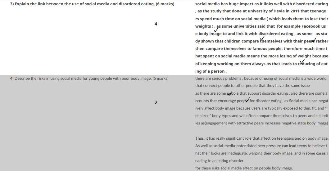 write an argumentative essay about Does social | Chegg.com