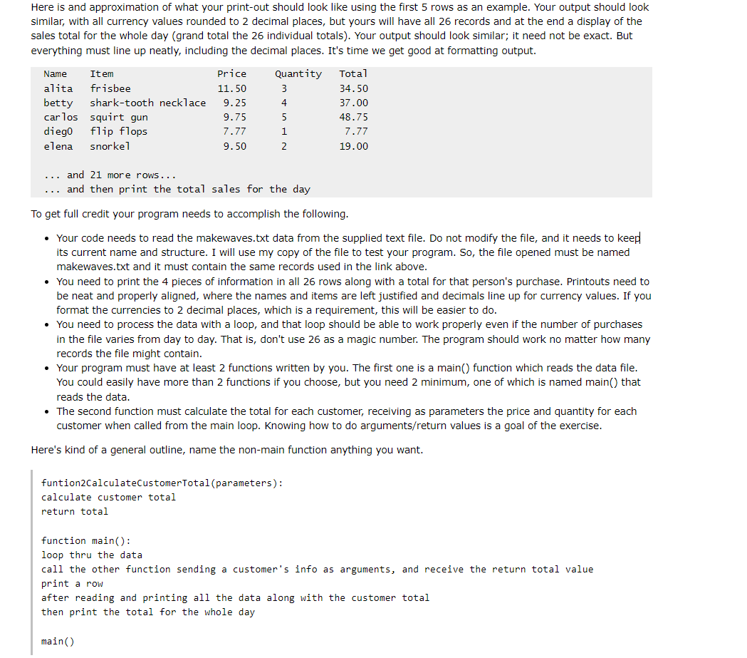 Solved Need Some Help On This Programming Problem Related To 1785