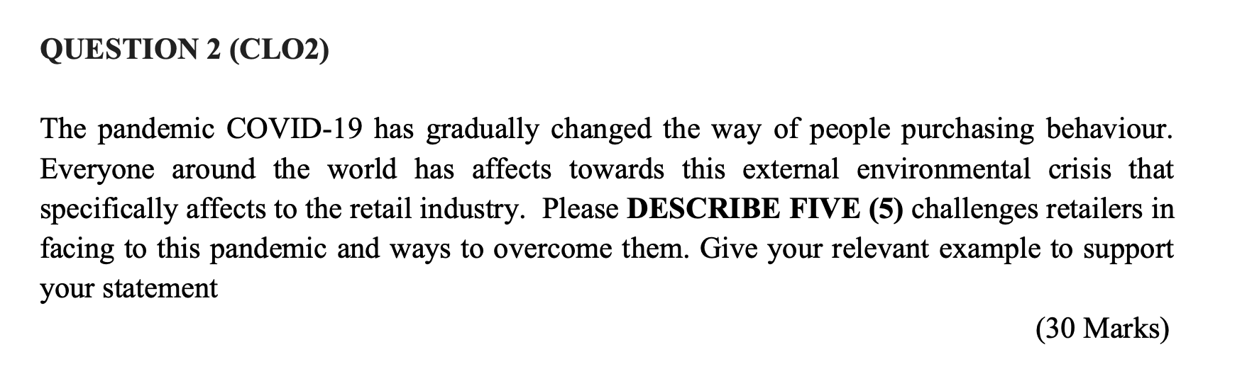 Solved NOTE: please remember this question carries, 30 | Chegg.com