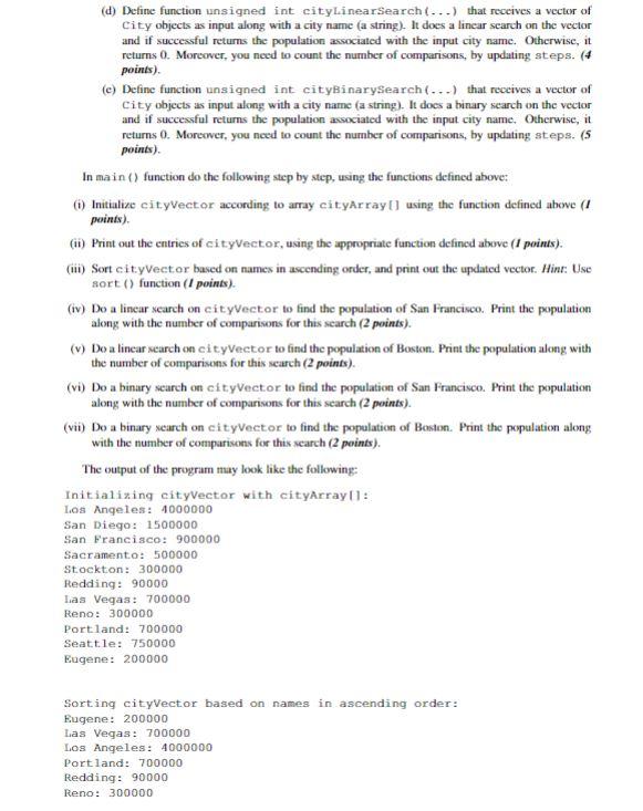 Solved COMP 53: Search and Sort Lab, part 1 Instructions: In | Chegg.com
