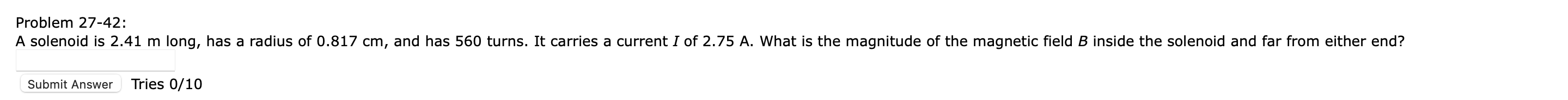 Solved Problem 27-42: Tries 0/10 | Chegg.com