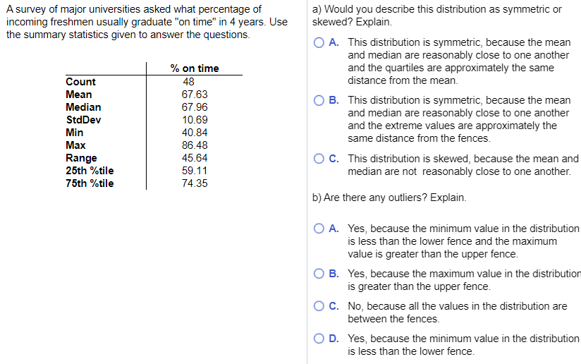 Solved A survey of major universities asked what percentage | Chegg.com