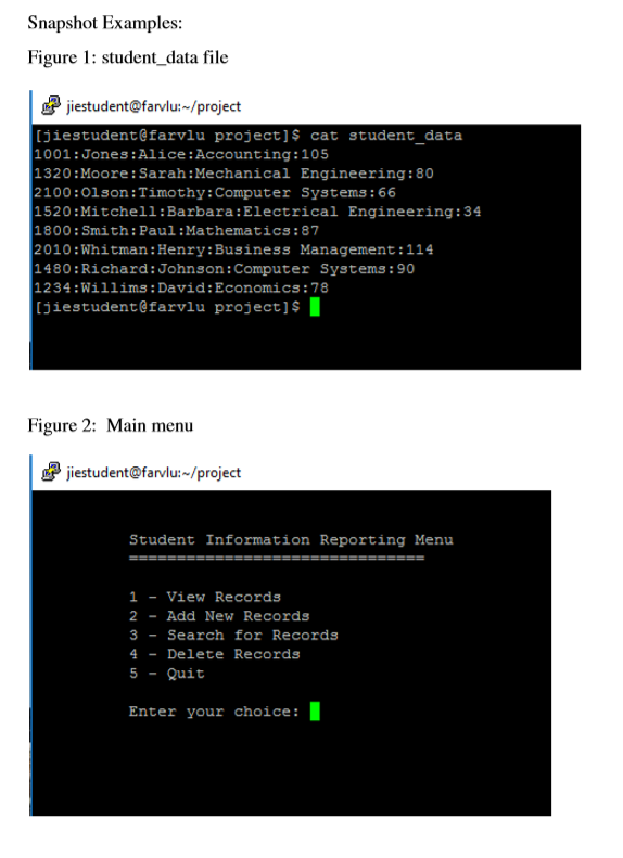 Solved This project is to acquaint you with fundamental UNIX | Chegg.com