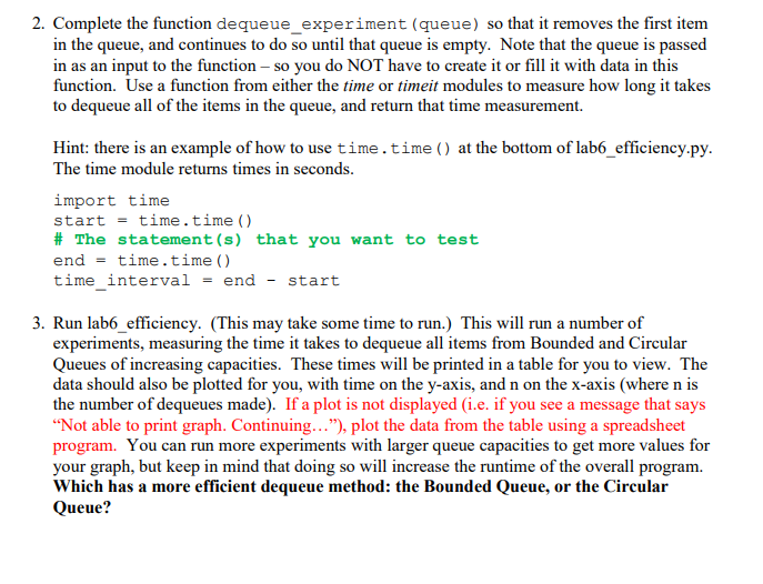 Exercise 1: Complete the Bounded and Circular Queue | Chegg.com