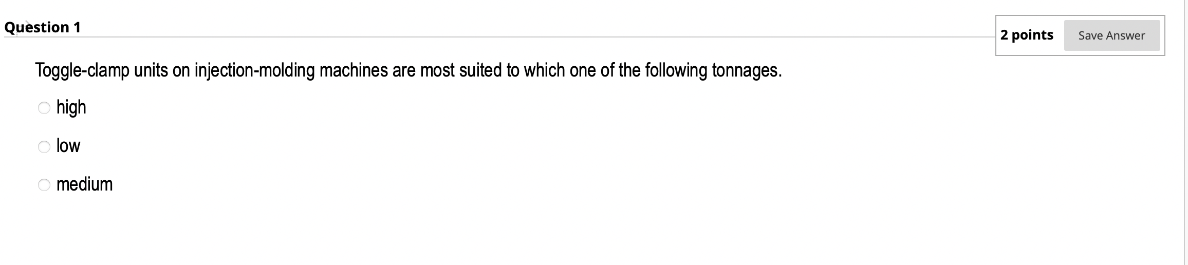 Solved Toggle-clamp units on injection-molding machines are | Chegg.com