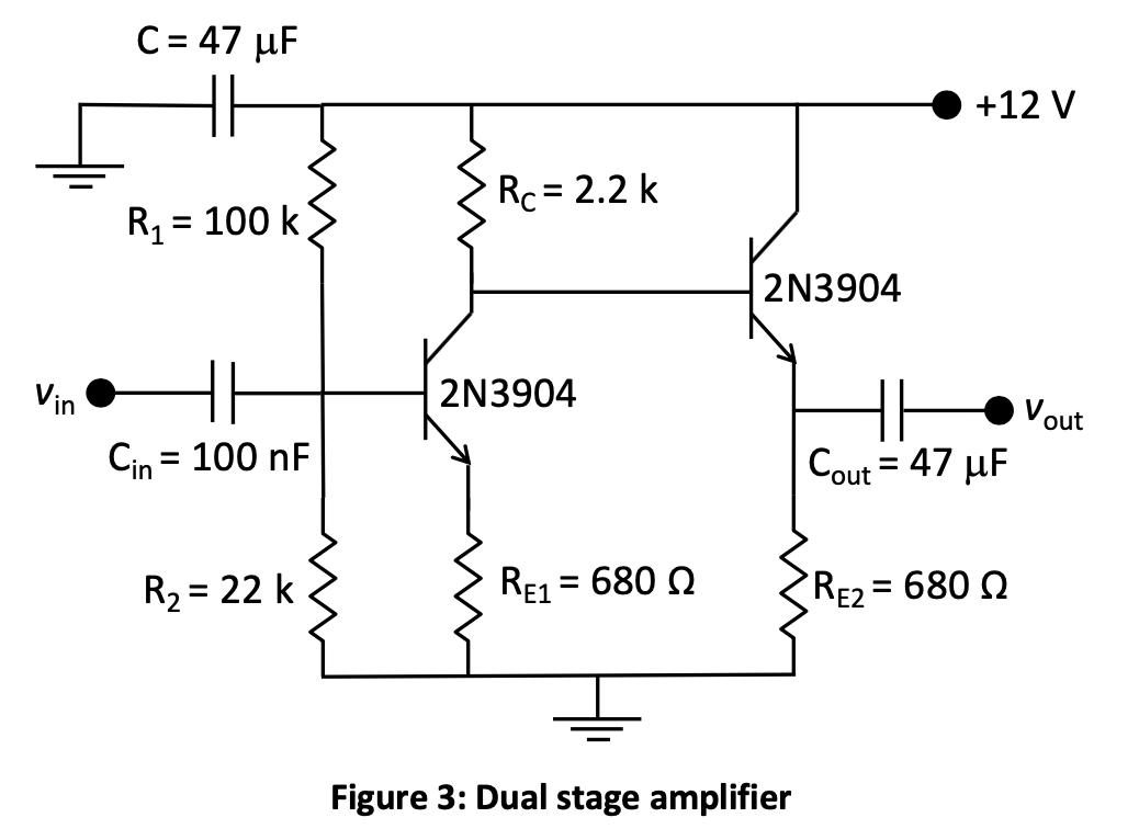 C. Dual stage amplifier a. Starting from your | Chegg.com