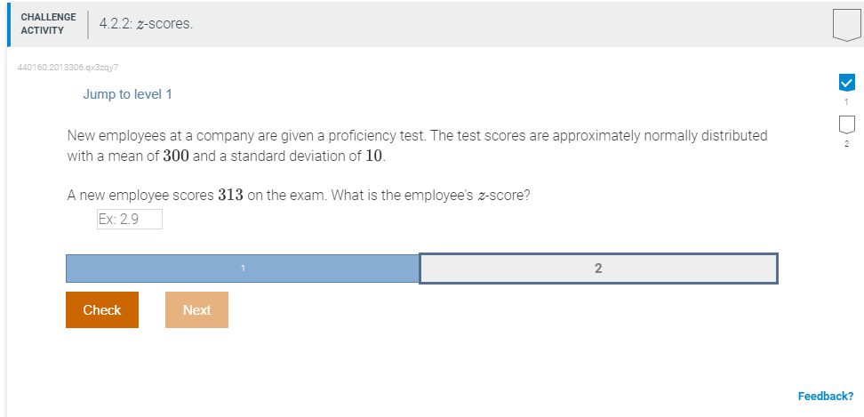 Solved New employees at a company are given a proficiency | Chegg.com
