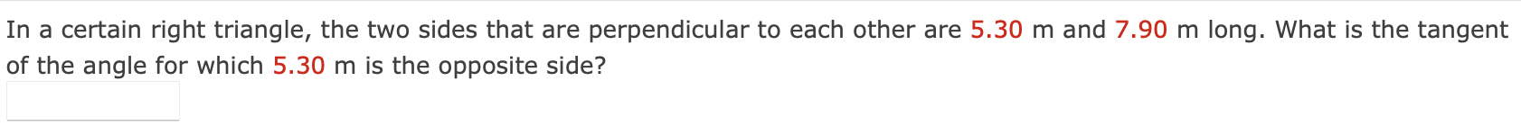 Solved In A Certain Right Triangle The Two Sides That Are Chegg