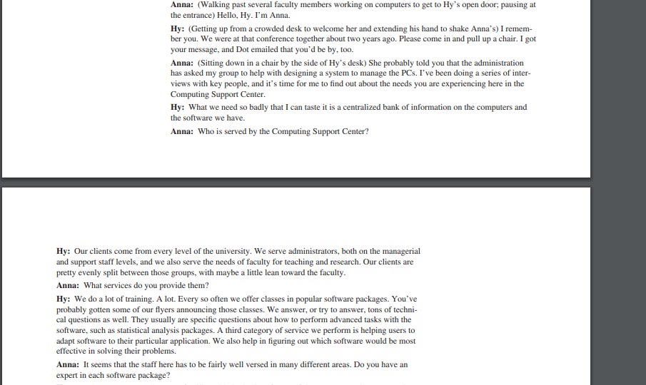 Solved E-1. Analyze the five interviews. In a paragraph, | Chegg.com