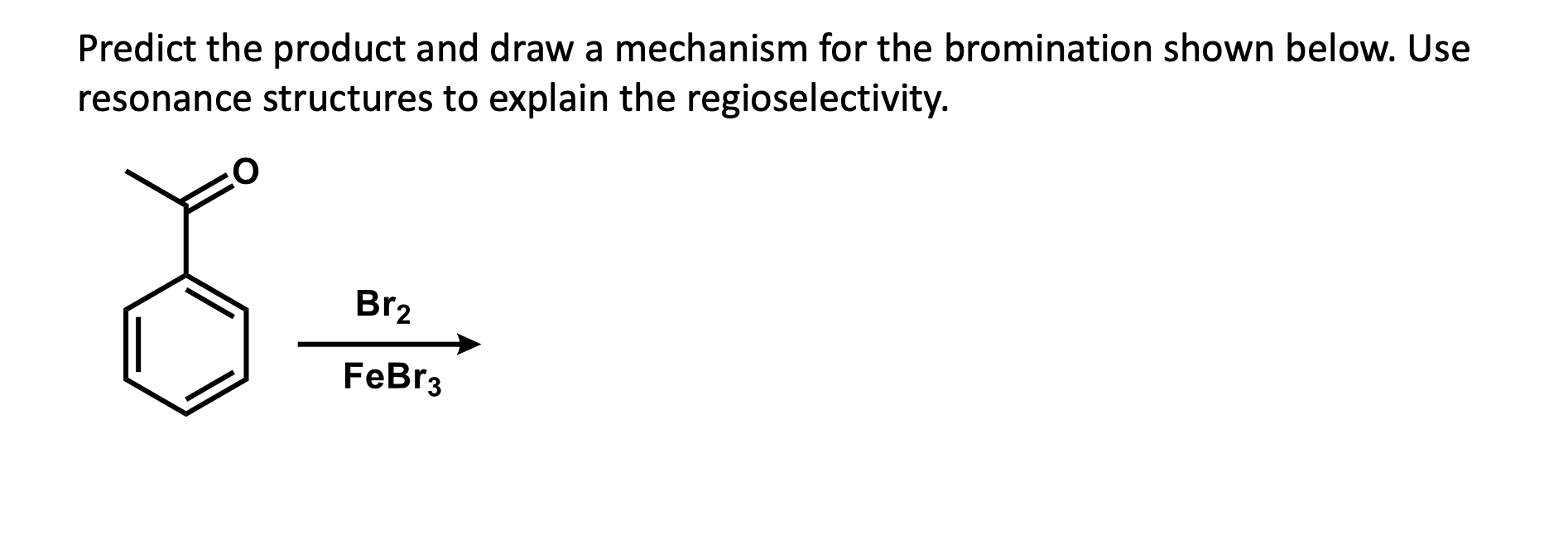 Solved Predict the product and draw a mechanism for the | Chegg.com