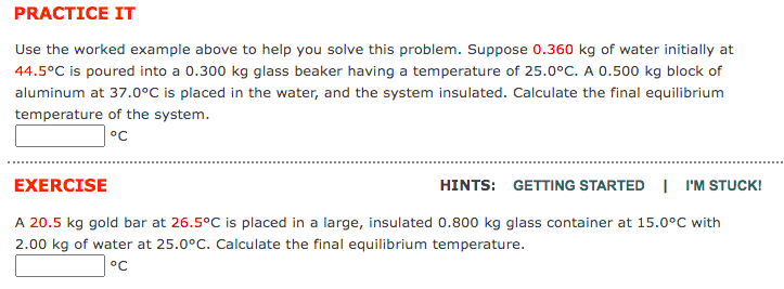 Solved GOAL Solve a calorimetry problem involving three | Chegg.com