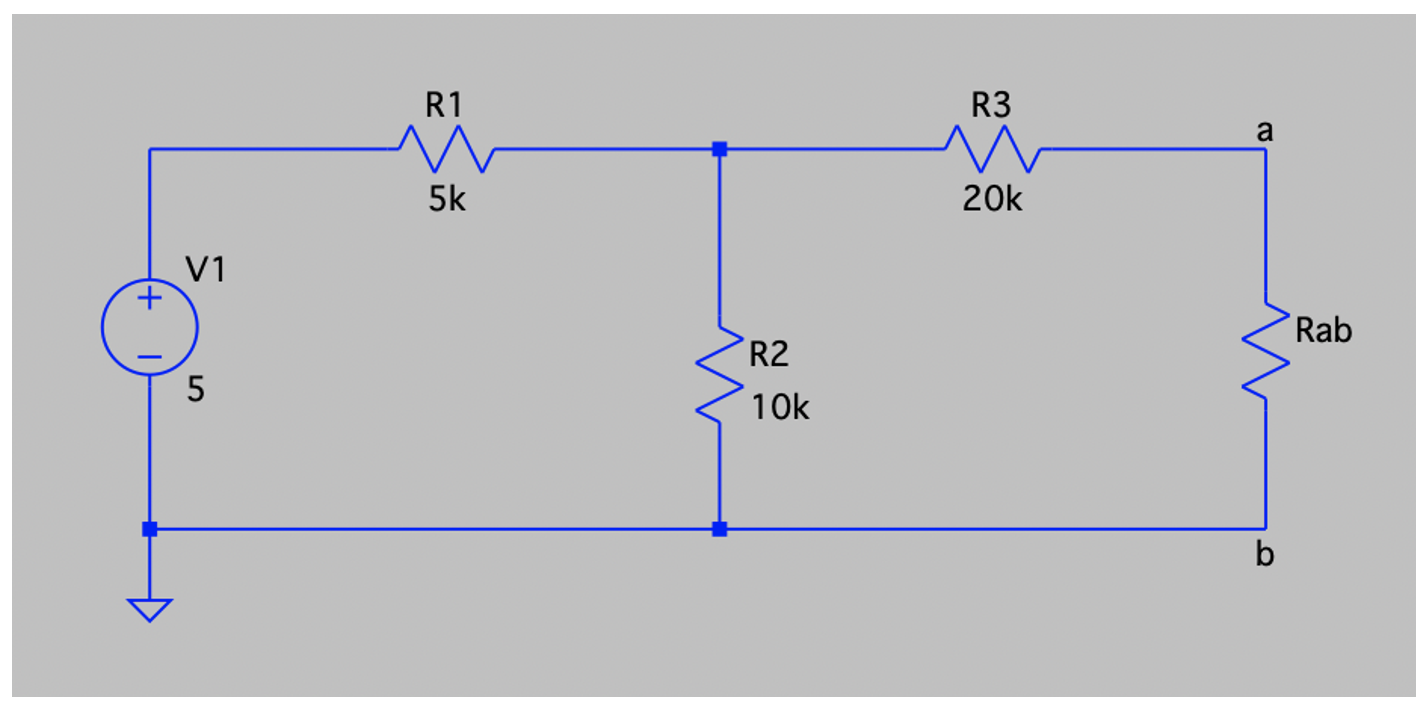 Solved Calculate the open circuit voltage, VTh, between | Chegg.com