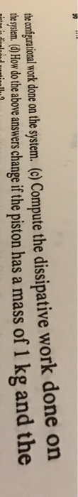 Solved 335 Consider a system consisting of a cylinder | Chegg.com
