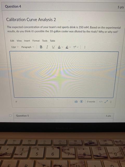 Solved The expected concentration of your team's red sports | Chegg.com