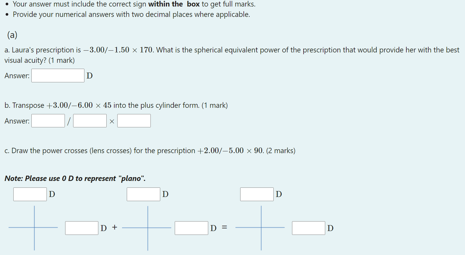 Solved • Your answer must include the correct sign within | Chegg.com