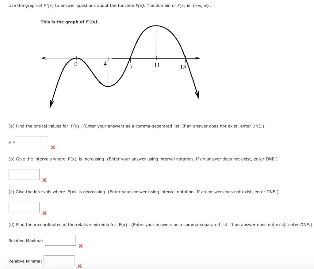 Solved For the function defined below, determine each of the | Chegg.com
