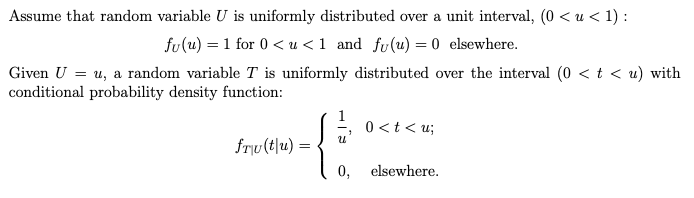 Solved 1. Determine marginal probability density function of | Chegg.com