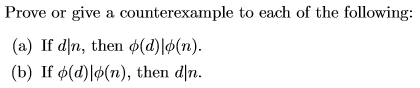 Solved Prove or give a counterexample to each of the | Chegg.com