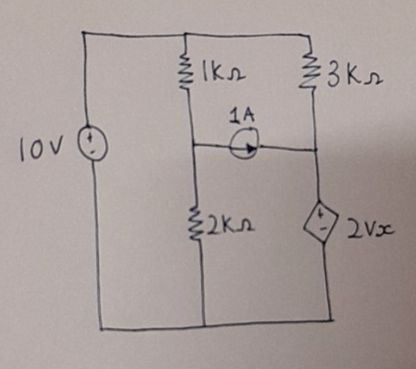 Provide manual calculation for the circuit below | Chegg.com