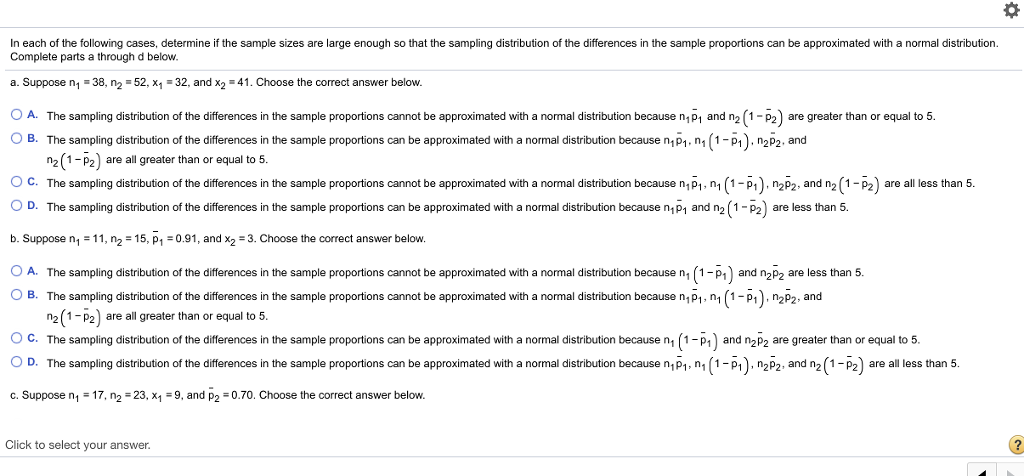 Solved In each of the following cases, determine if the | Chegg.com