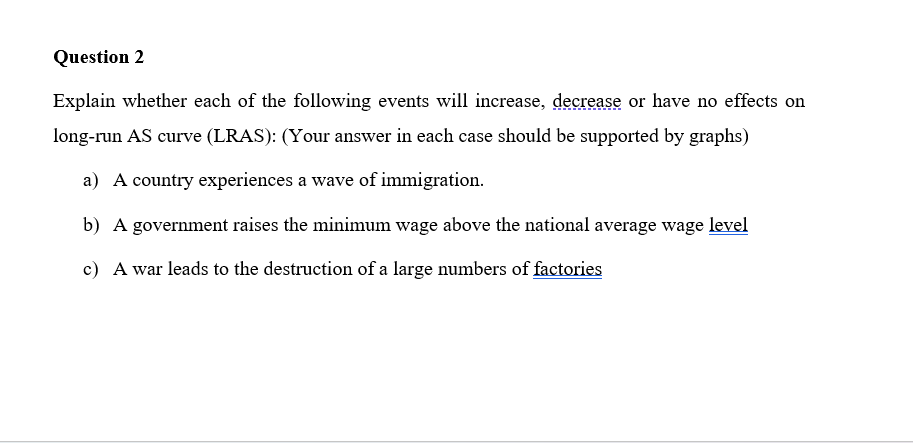 Solved Explain whether each of the following events will | Chegg.com