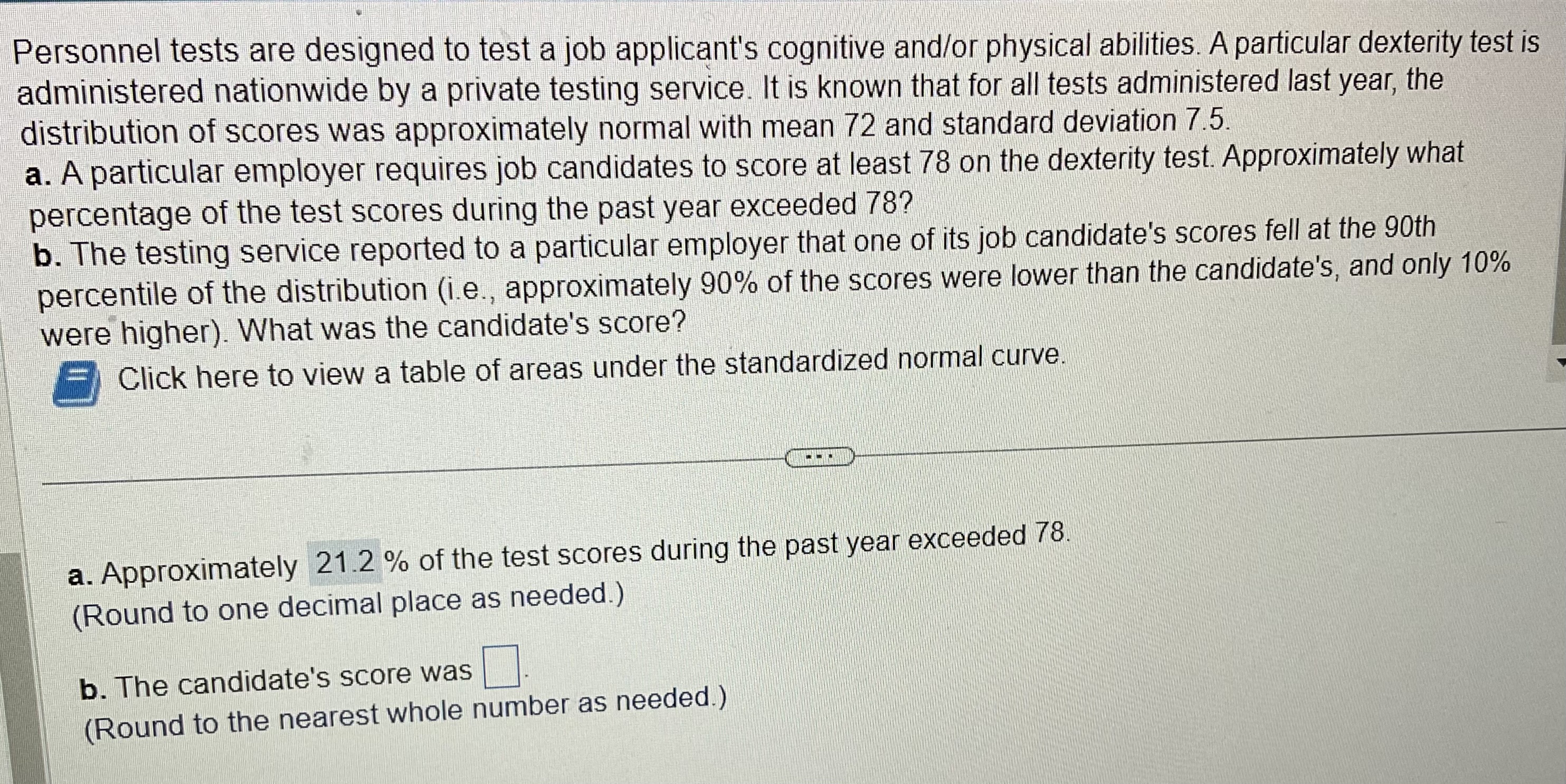 Solved Personnel tests are designed to test a job | Chegg.com