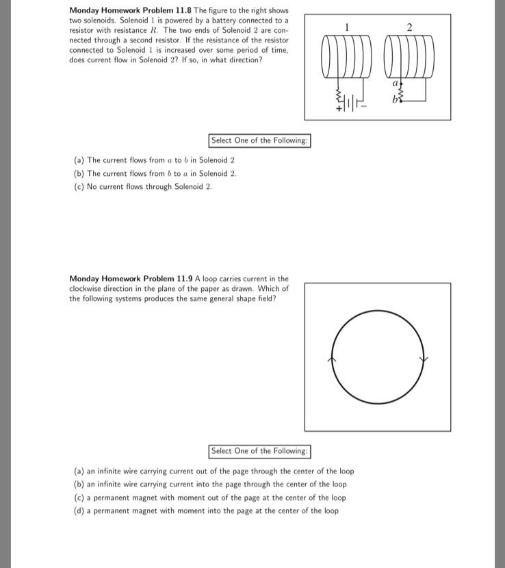 Solved Monday Homework Problem 11.8 The figure to the right | Chegg.com