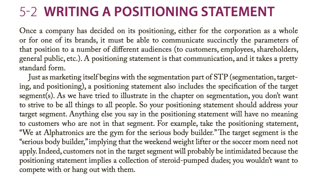 Positioning Exercise Using the chart above and the | Chegg.com