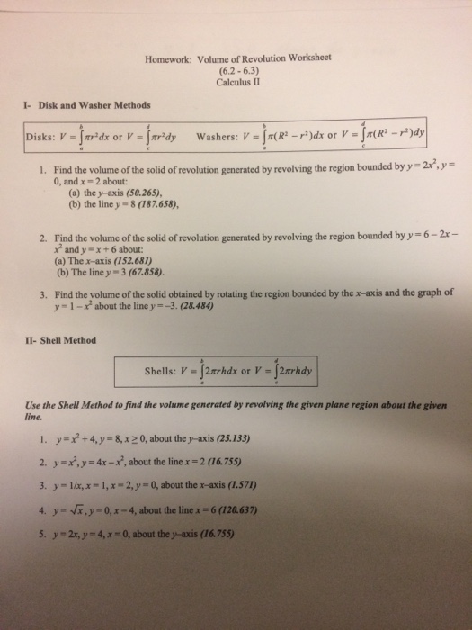 Solved Find the volume of the solid of revolution generated | Chegg.com