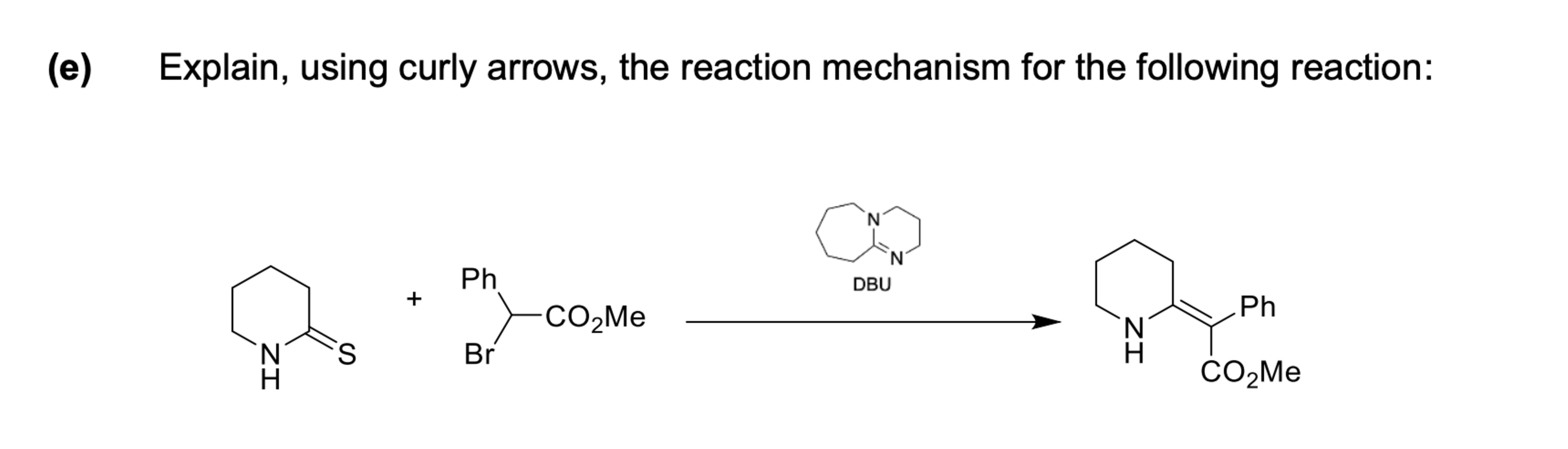Solved E ﻿explain Using Curly Arrows The Reaction