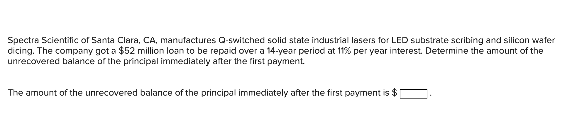 Solved Spectra Scientific of Santa Clara, CA, manufactures | Chegg.com