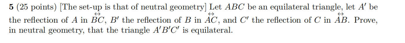 Solved 5 (25 points) [The set-up is that of neutral | Chegg.com