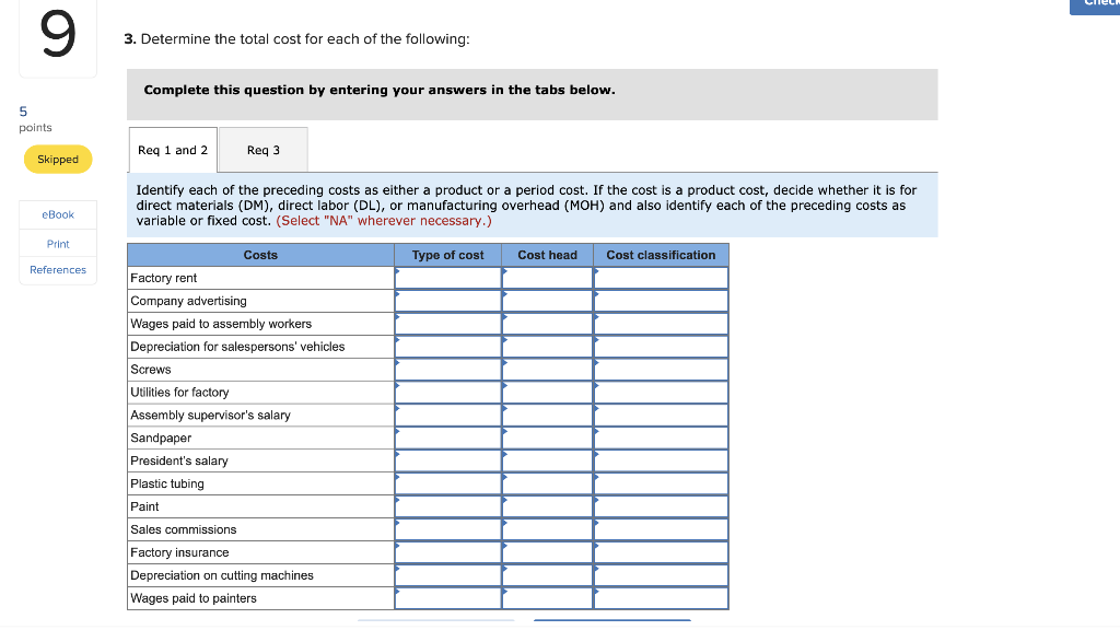 Solved E1-10 (Algo) Calculating Missing Amounts (LO 1-4] For | Chegg.com