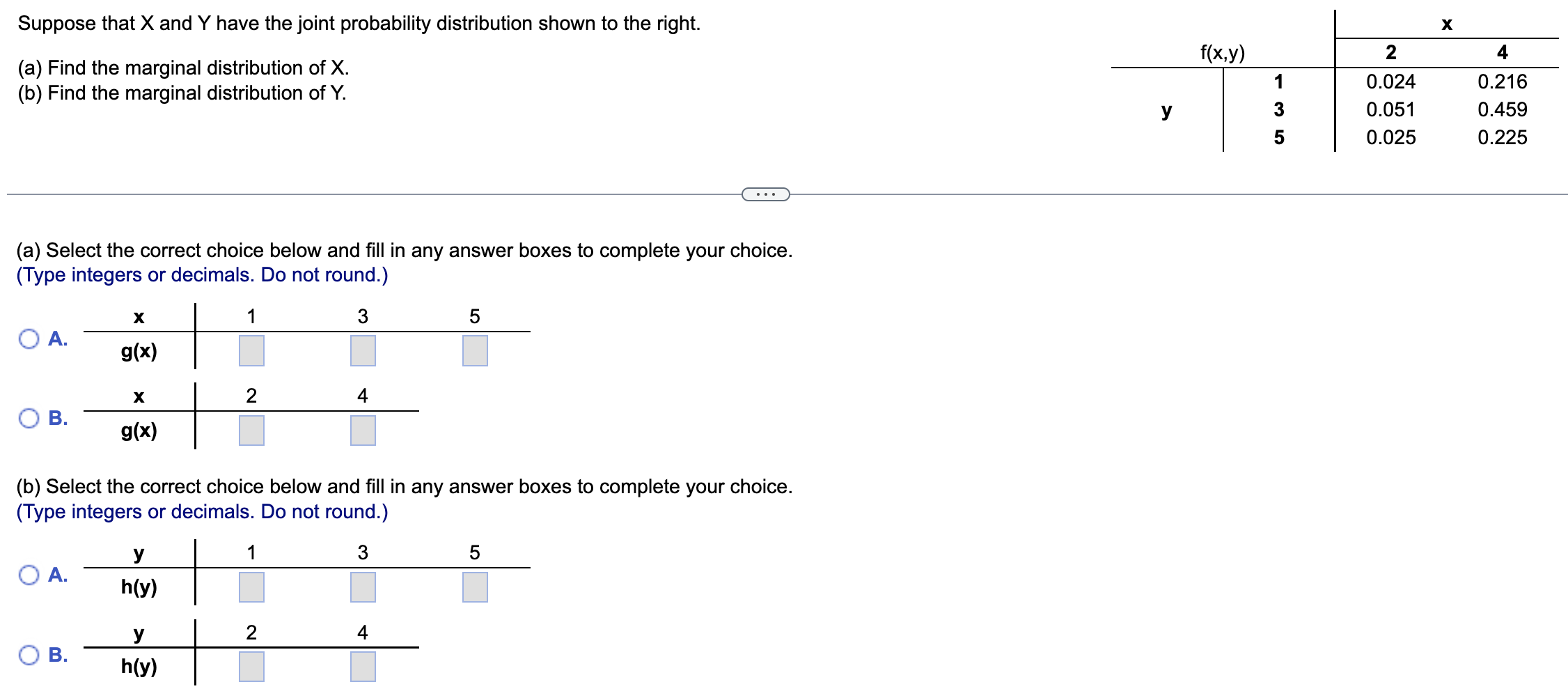 Solved Suppose that X and Y have the joint probability | Chegg.com