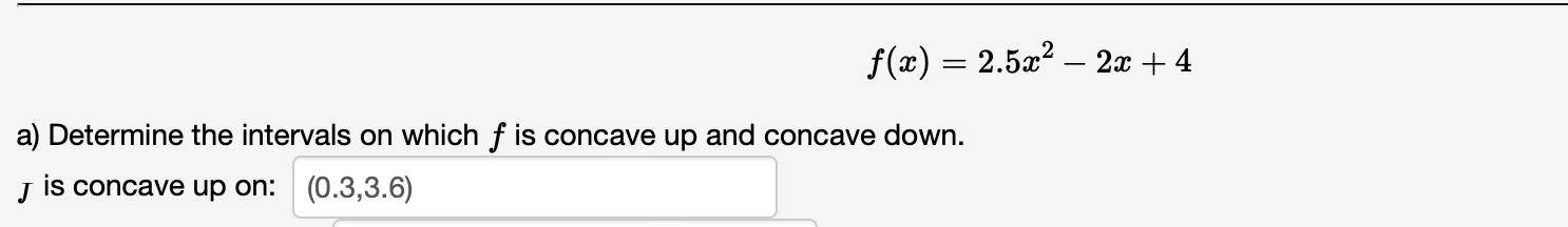 Solved Consider the function f(x)=6x+34x+5. For this | Chegg.com