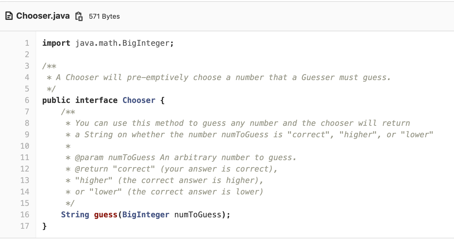 Solved "Guessing Game" is a game with two parties: the | Chegg.com
