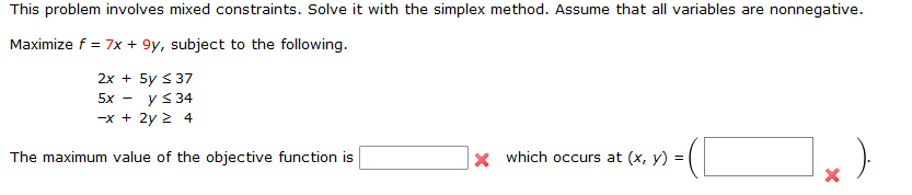 Solved This problem involves mixed constraints. Solve it | Chegg.com