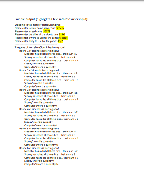 Solved To learn how the program works with the steps for the | Chegg.com
