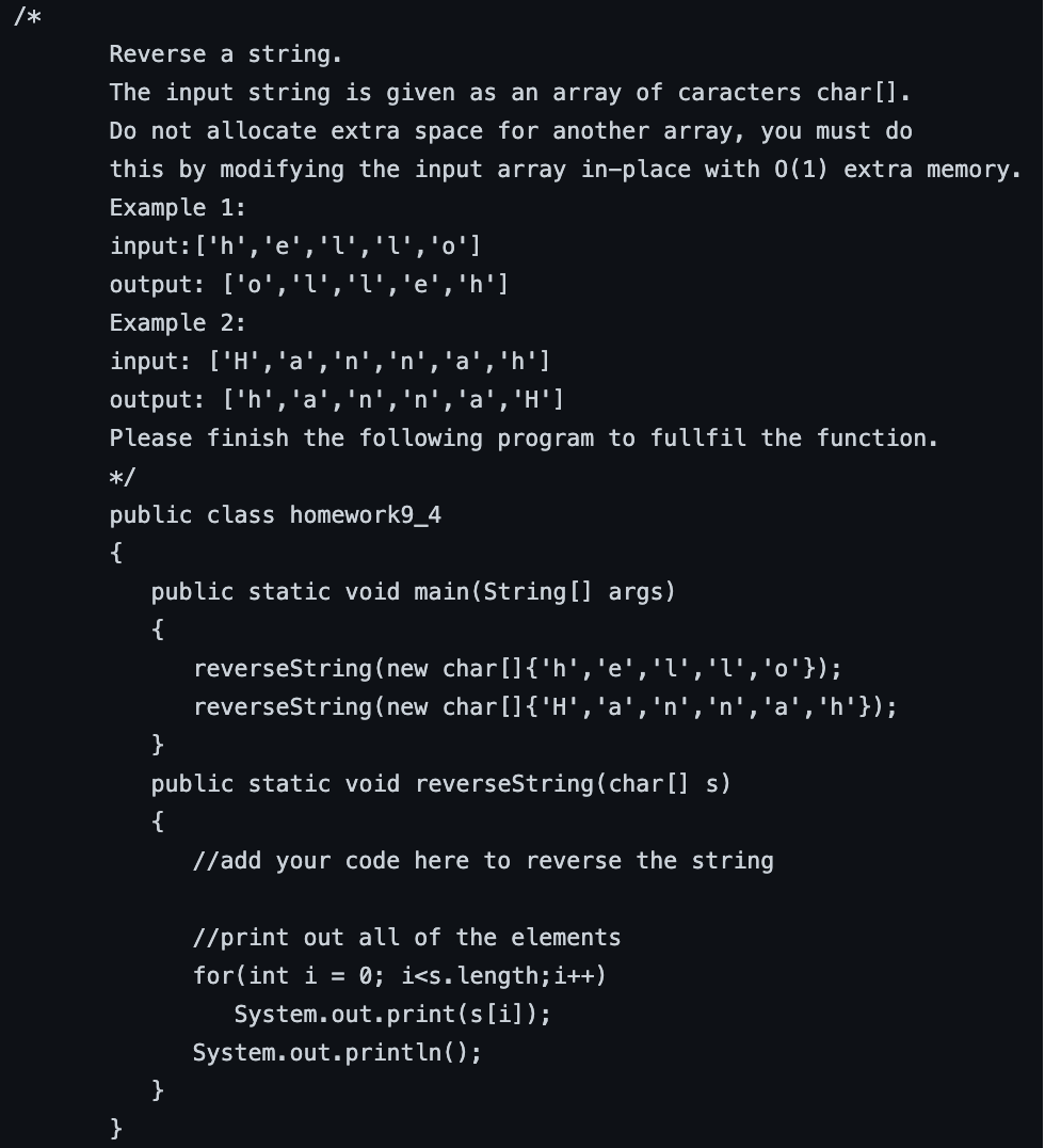 Solved Please Write this code in java correctly and "please | Chegg.com