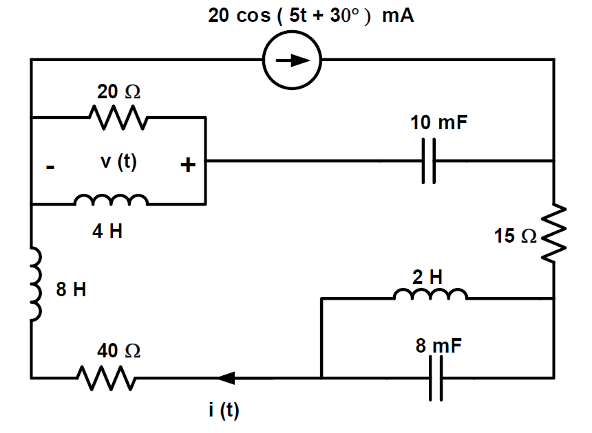 Solved Referring to the time-domain circuit in Figure (i) | Chegg.com