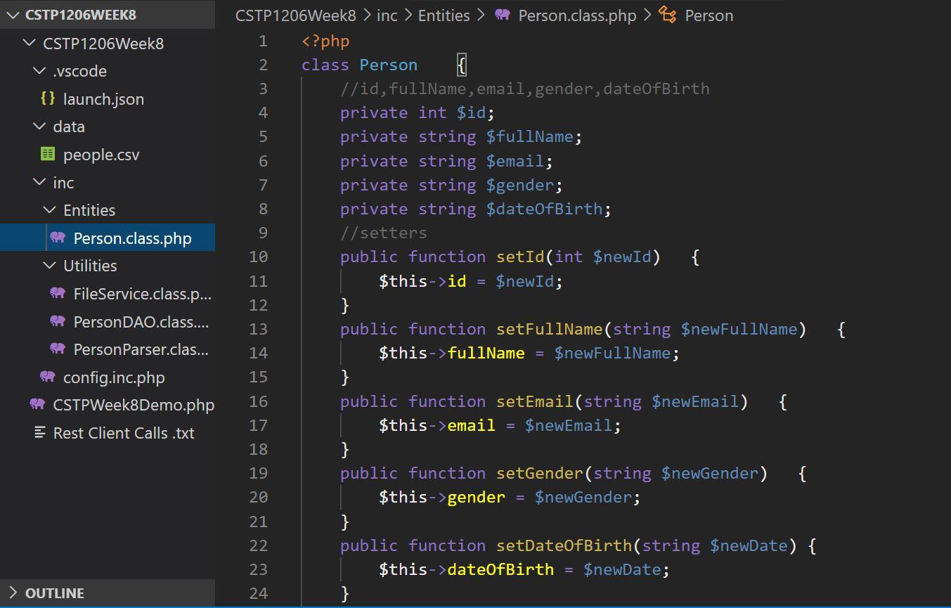 Solved Solution Extend this weeeks Demo code to support the | Chegg.com