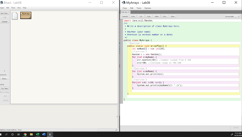 Solved Wondering how to continue this code and why I am | Chegg.com