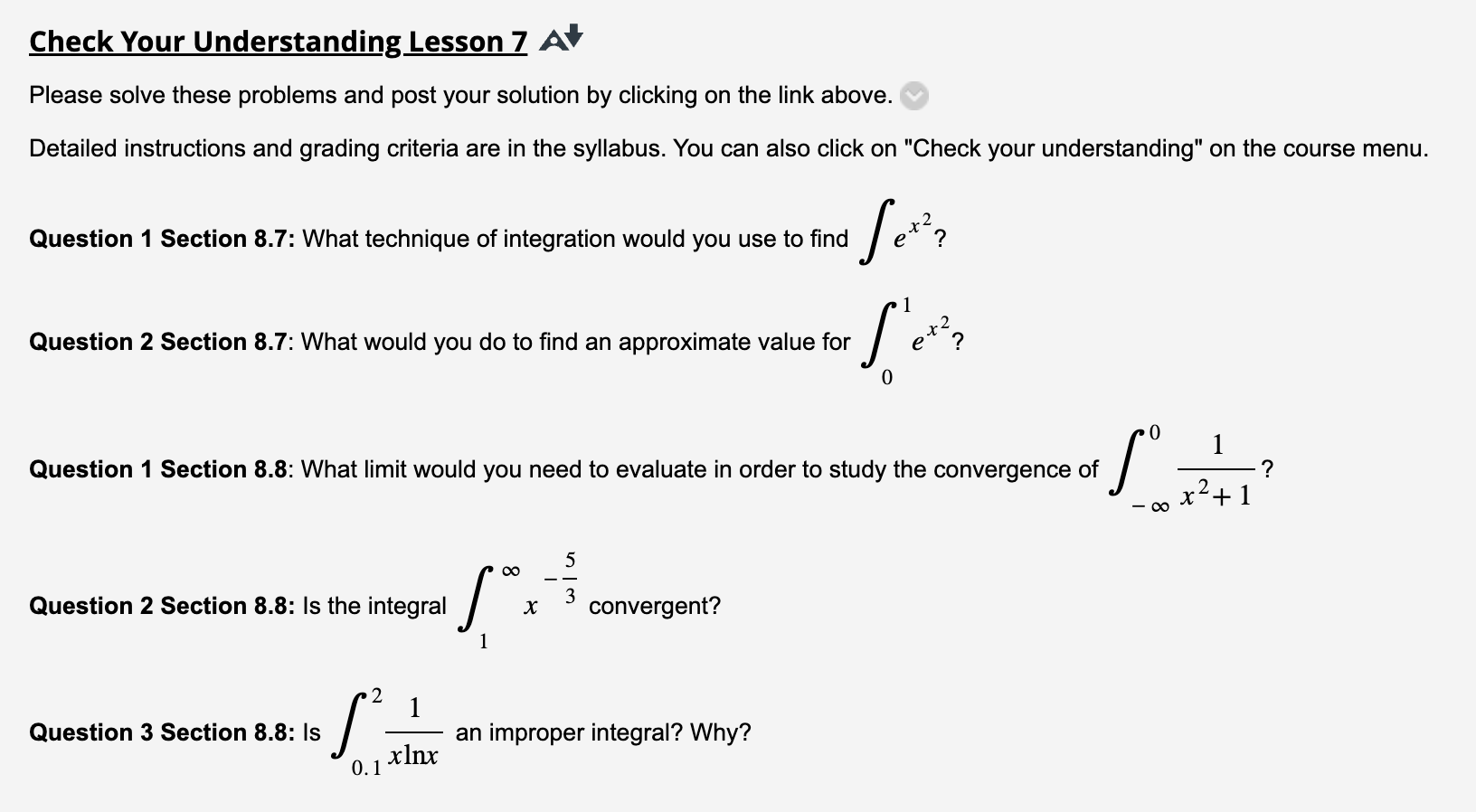 Solved Check Your Understanding Lesson 7 Please solve these | Chegg.com