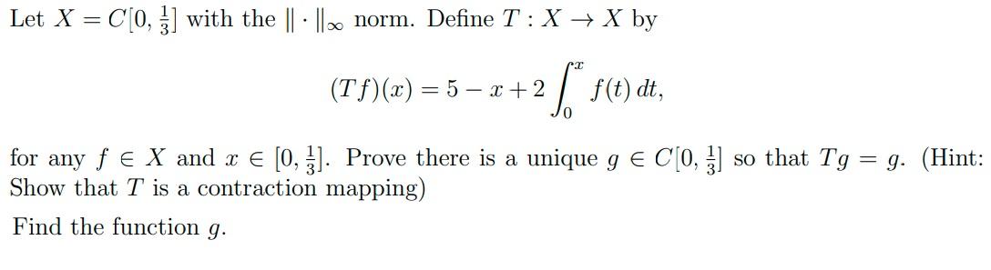 Solved This is from Functional Analysis and please use | Chegg.com