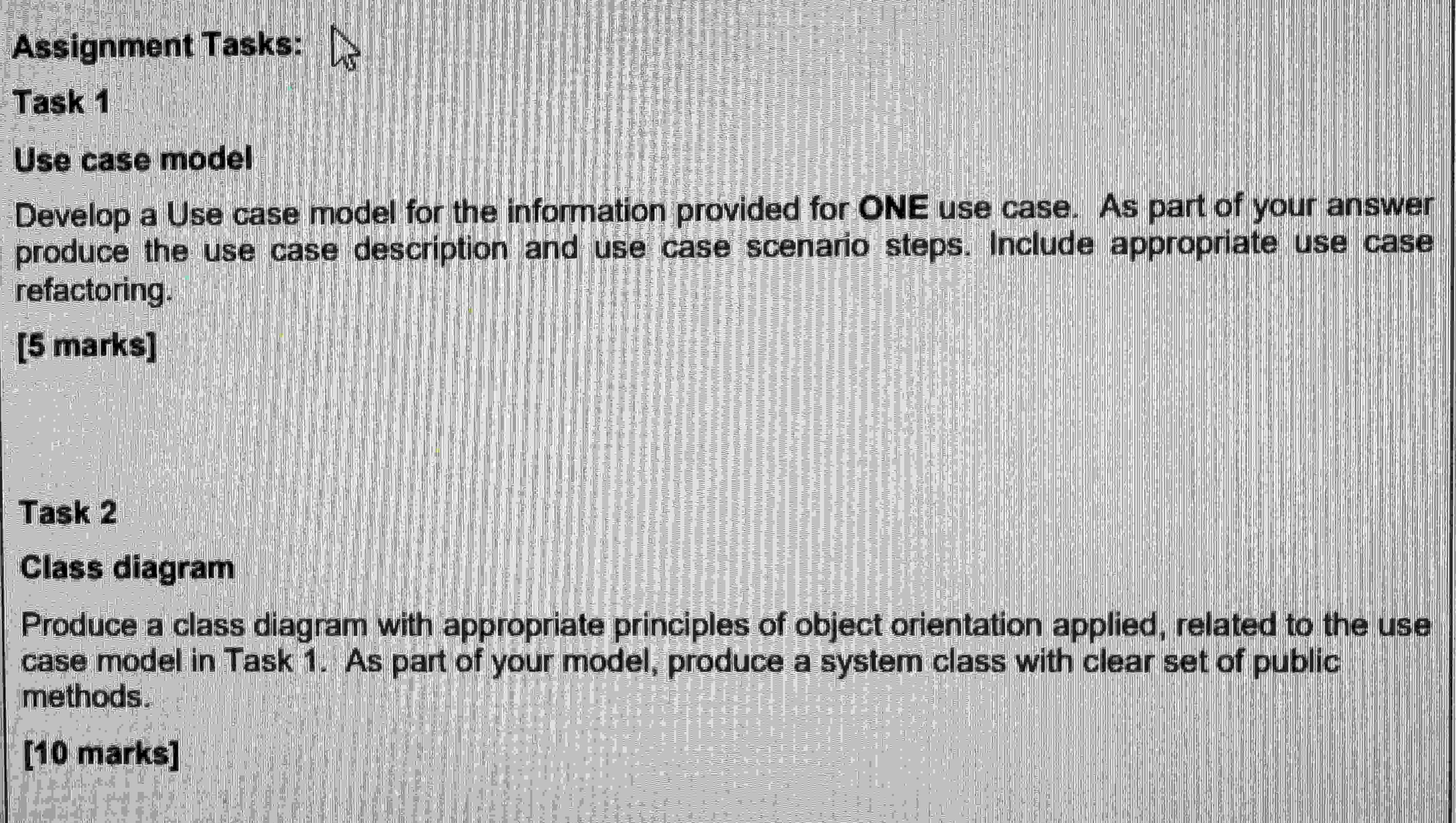 Please provide Star UML diagrams.Assignment | Chegg.com