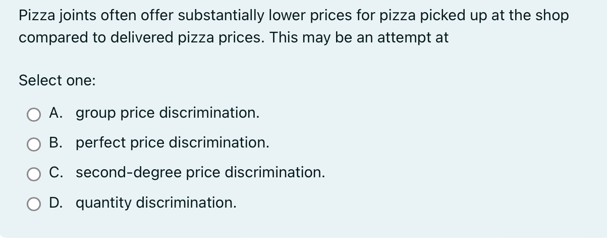 Solved Optimal price regulation sets price equal toSelect | Chegg.com