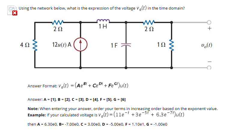 Solved Using the network below, what is the expression of | Chegg.com