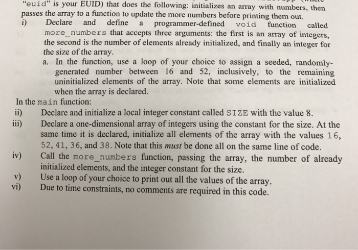 Solved Declare and define a programmer-defined void function | Chegg.com Solved Declare and define a programmer-defined void function | Chegg.com