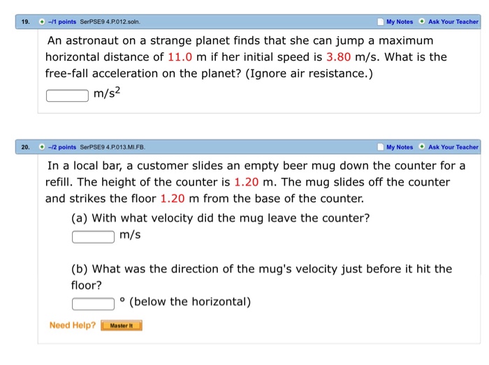Solved 19· (+ -1 points SerPSE9 4.P012.soin My Notes Ask | Chegg.com Solved 19· (+ -1 points SerPSE9 4.P012.soin My Notes Ask | Chegg.com