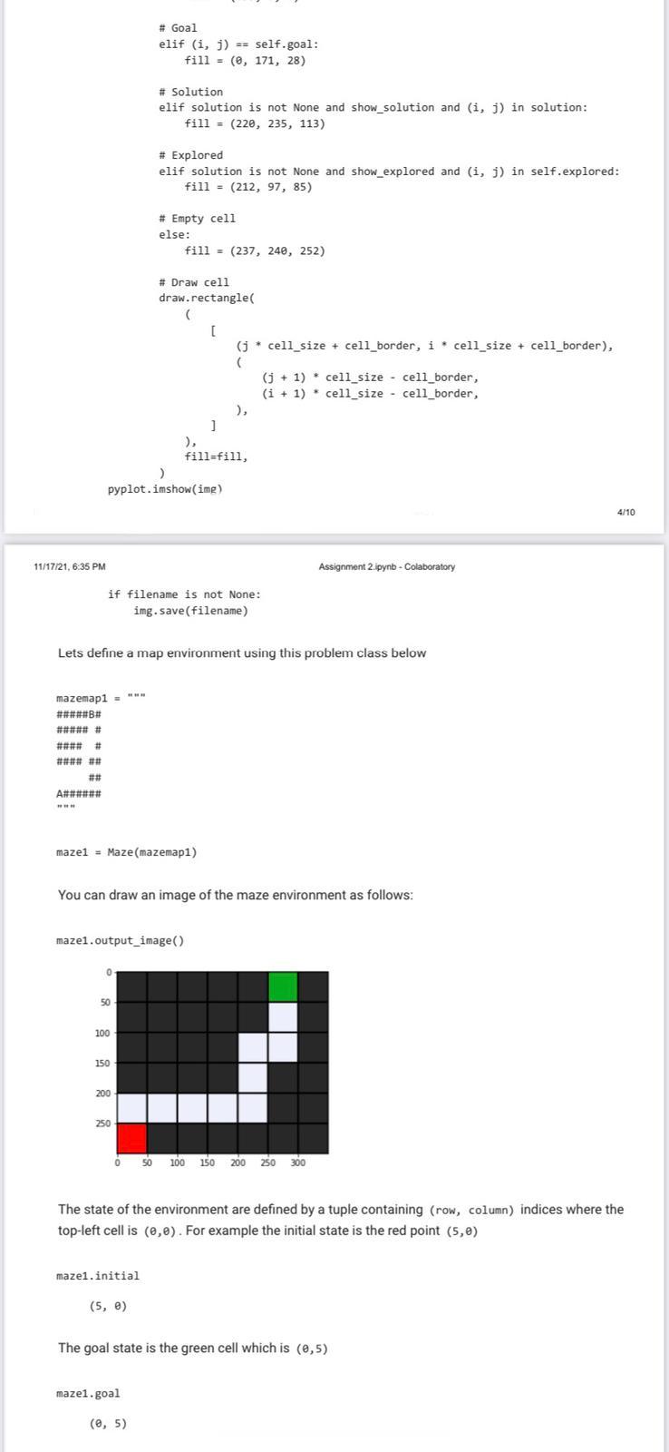 Solved Maze The mazes will be defined using a multi-line | Chegg.com